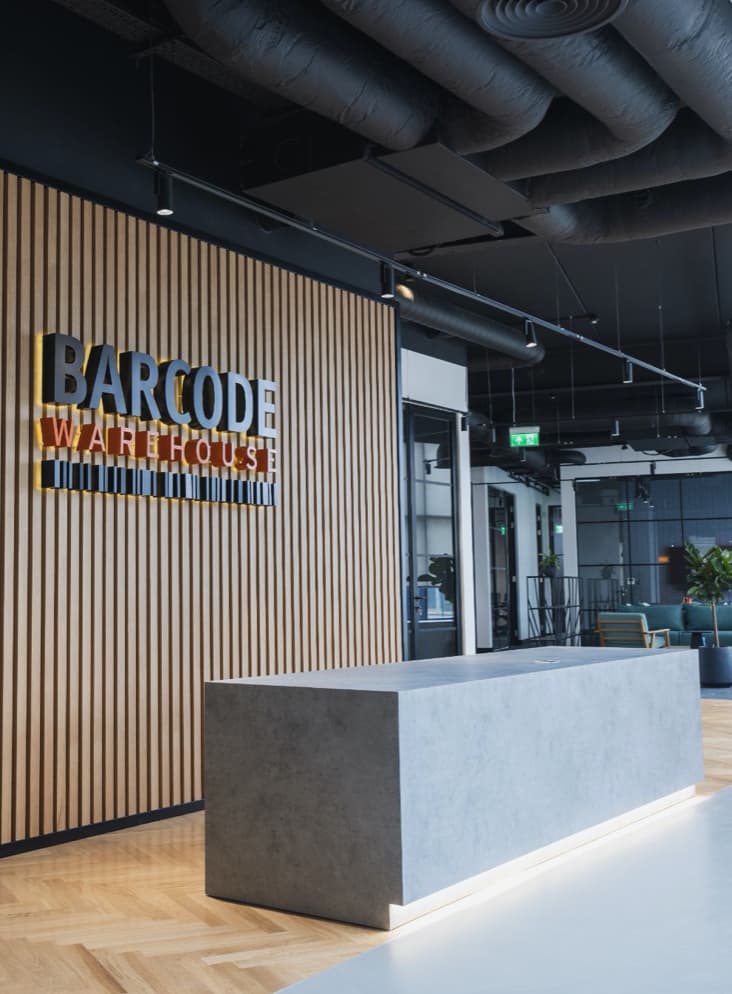 Office Design & Build Newark | Barcode Warehouse | Rhino